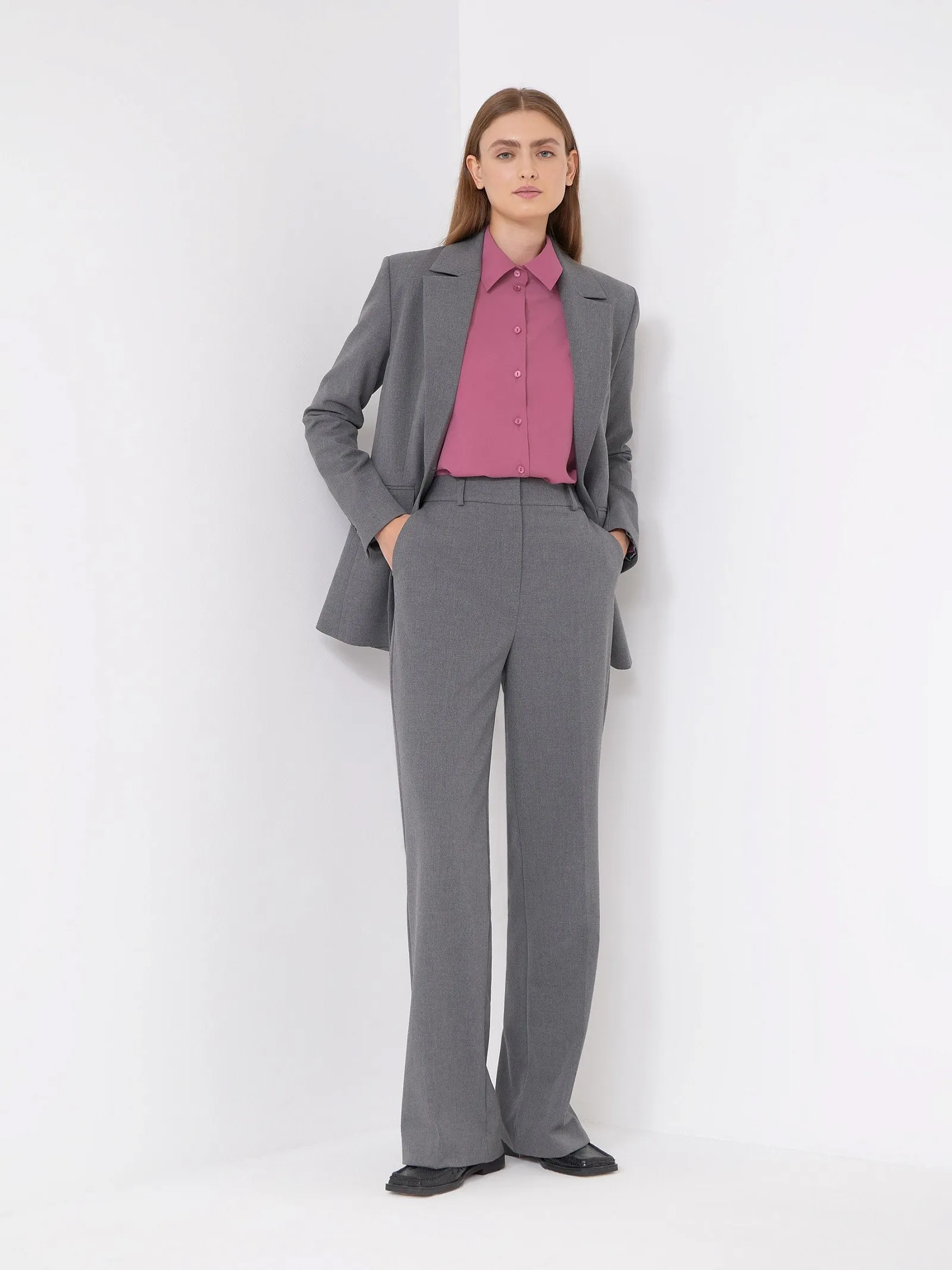 Рубашка из 100% рами цвет: розовый B2660/rubiket | купить в интернет ...